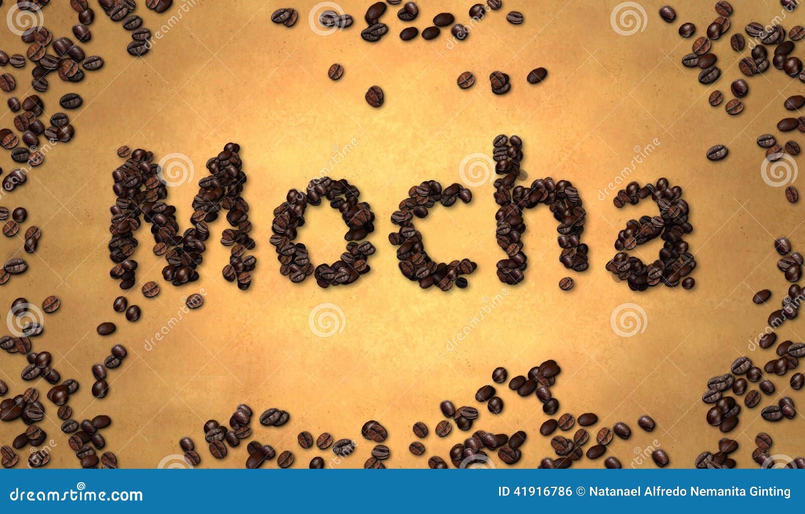 Mocha Coffee Menu Lettering Text. Cafe Menu Font. Restaurant ...