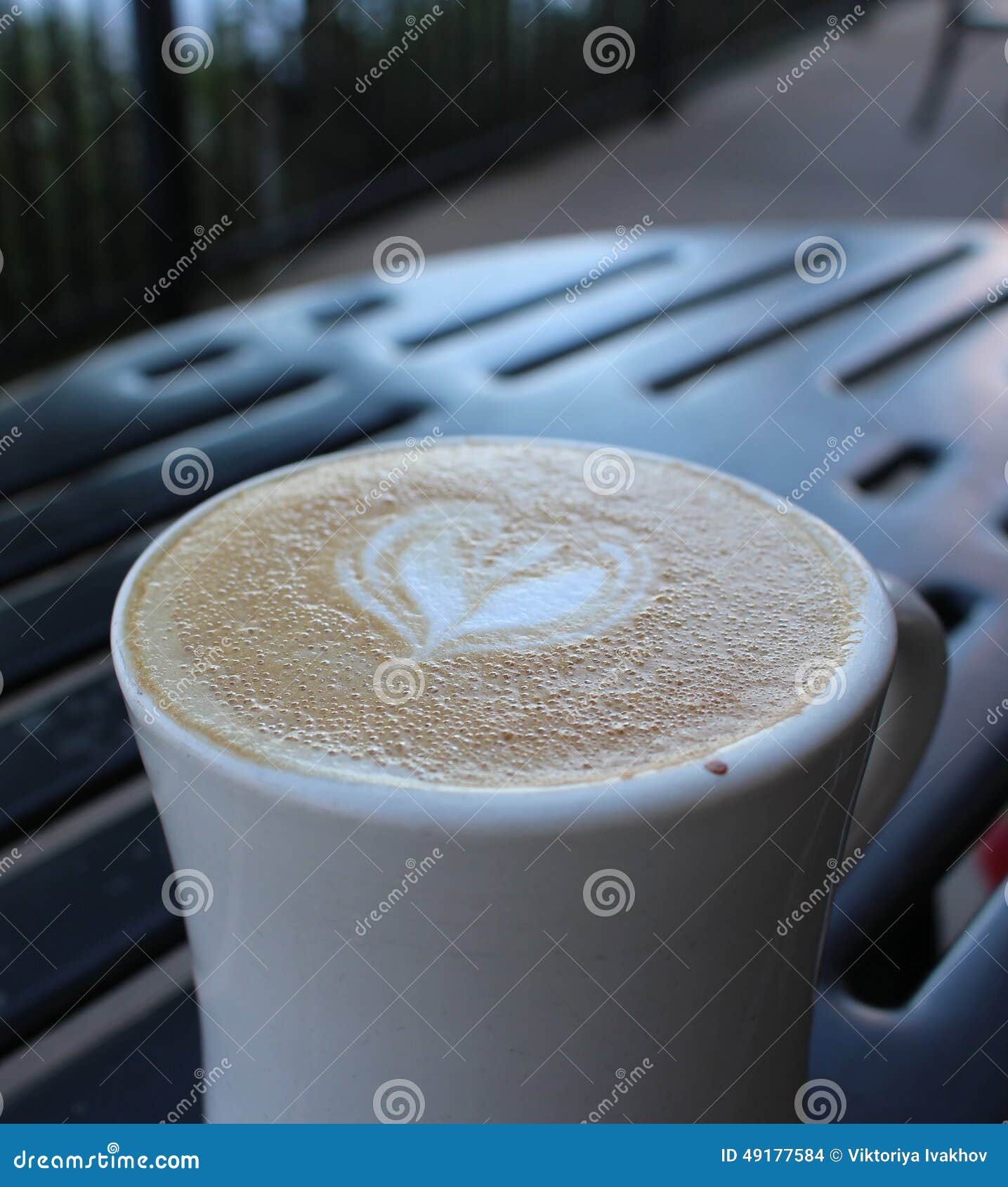 Mocha Latte stock photo. Image of mocha, shaped, heart - 49177584