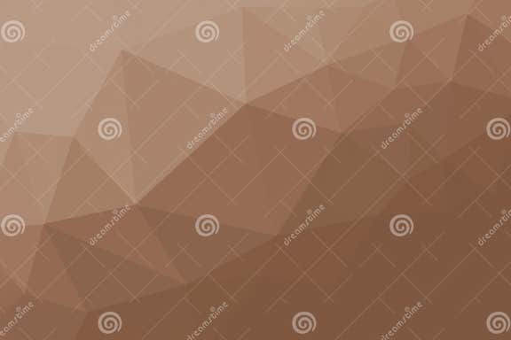 Mocha Mousse Gradient Triangle Background, Abstract Polygon Pattern ...