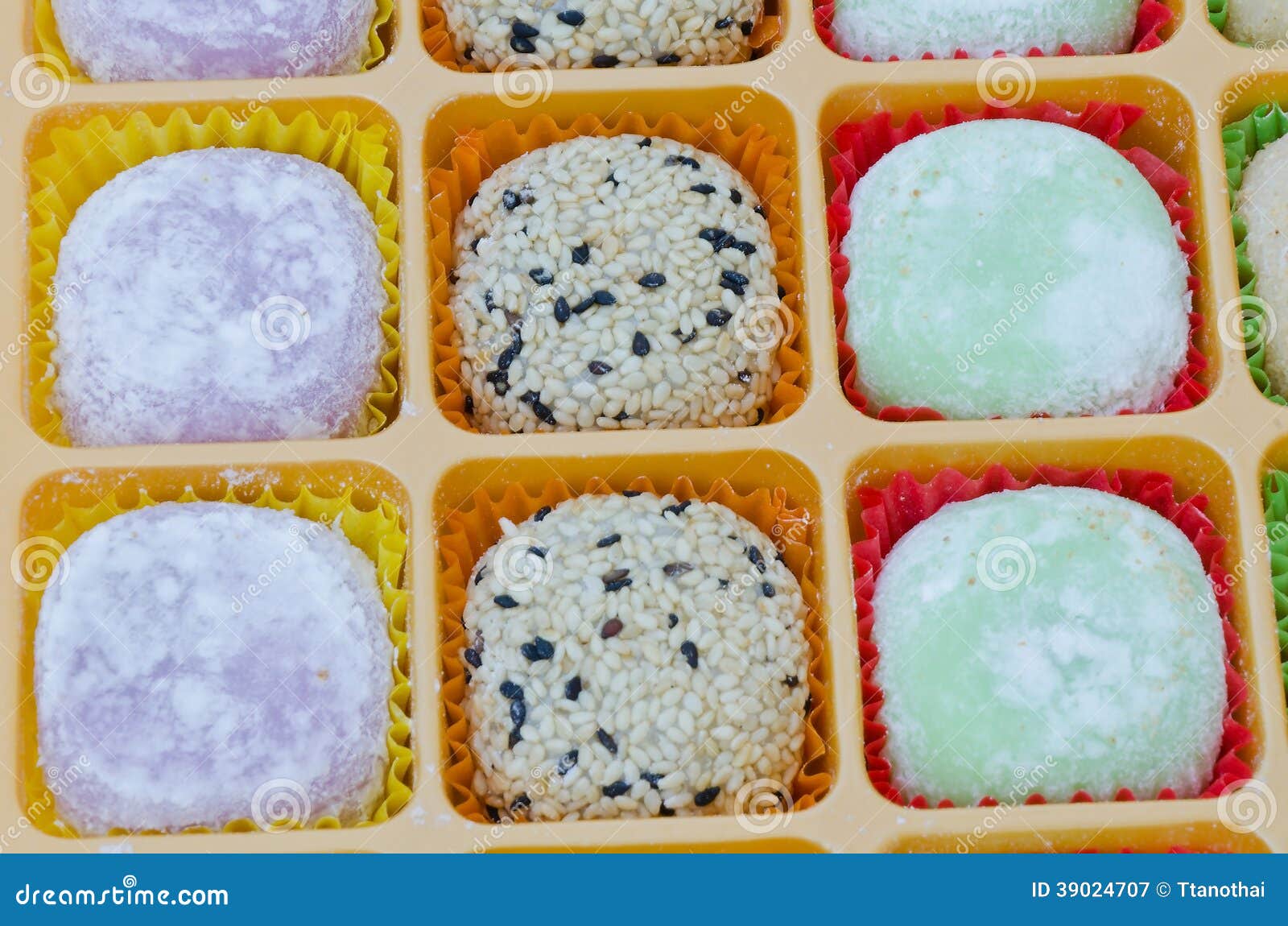 Mochi dessert isolated stock image. Image of asia, ball - 39024707