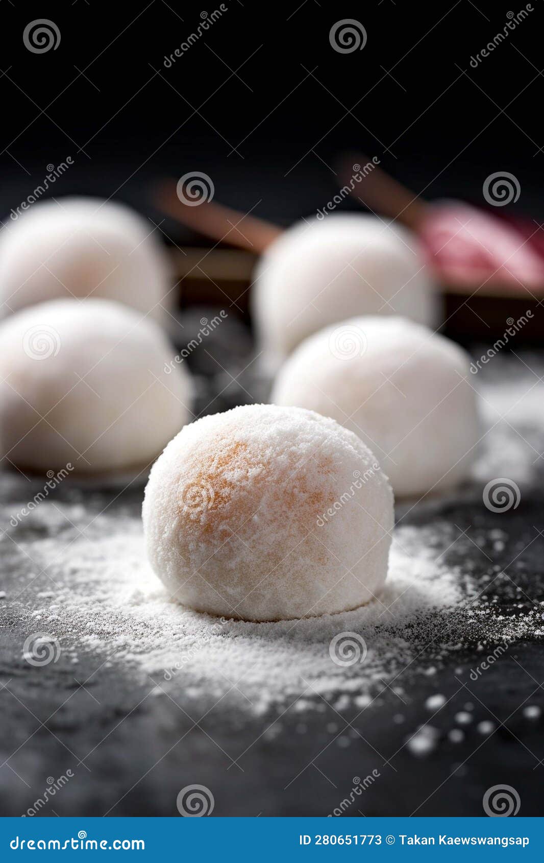 Mochi, Photo for the Restaurant Menu, Macro Photo - Generative Ai ...