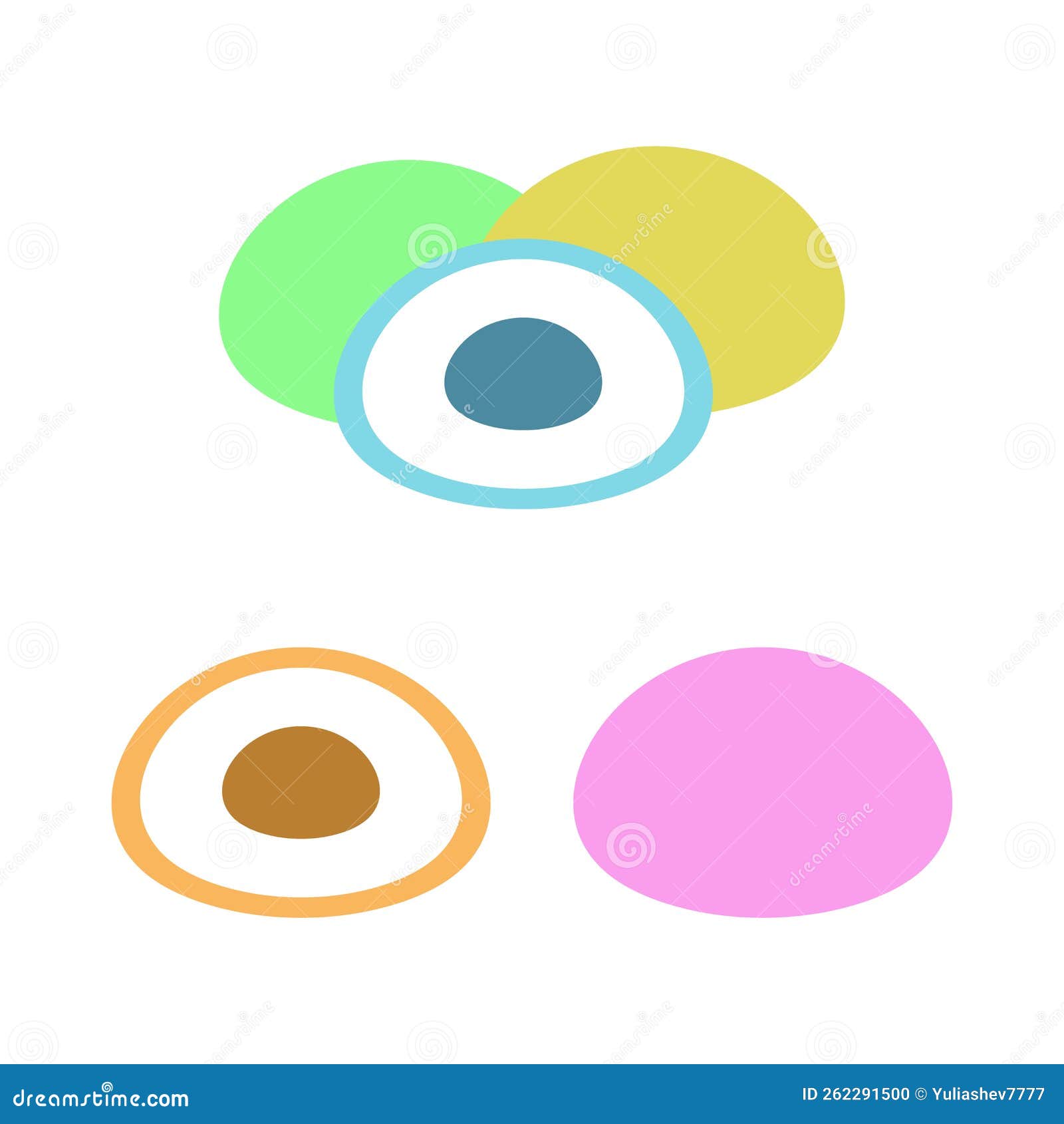 Mochi, vector stock vector. Illustration of healthy - 262291500