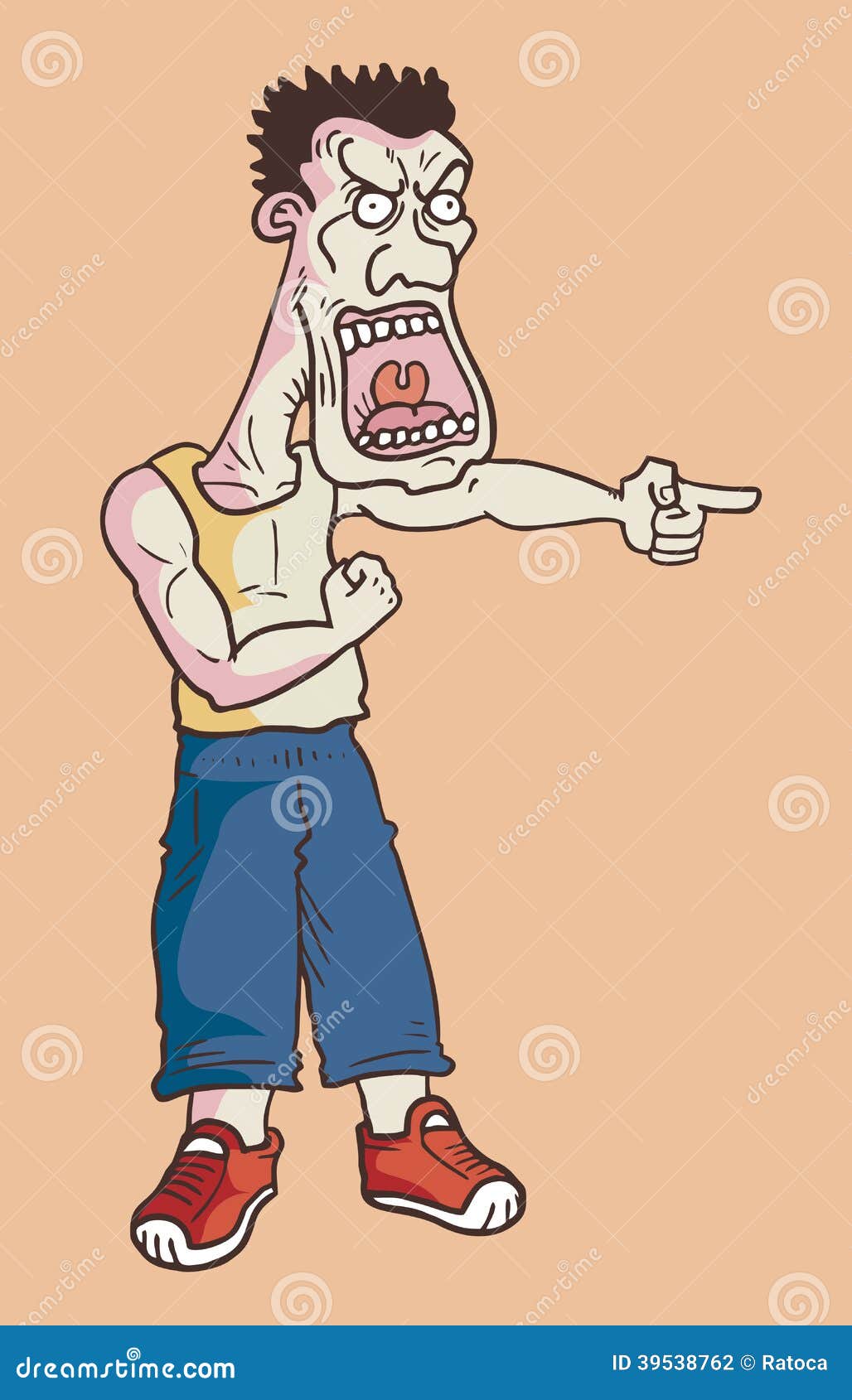 Mock Cartoon Vector Illustration | CartoonDealer.com #39538762