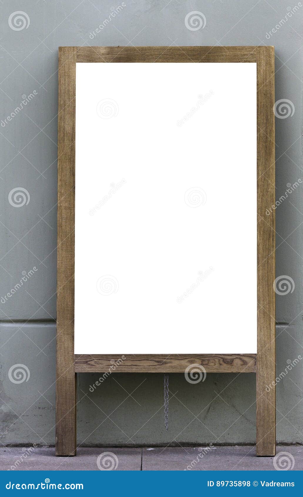 Mock Up Of Blackboard Standee Sign In Front Of Coffee Shop Royalty-Free ...