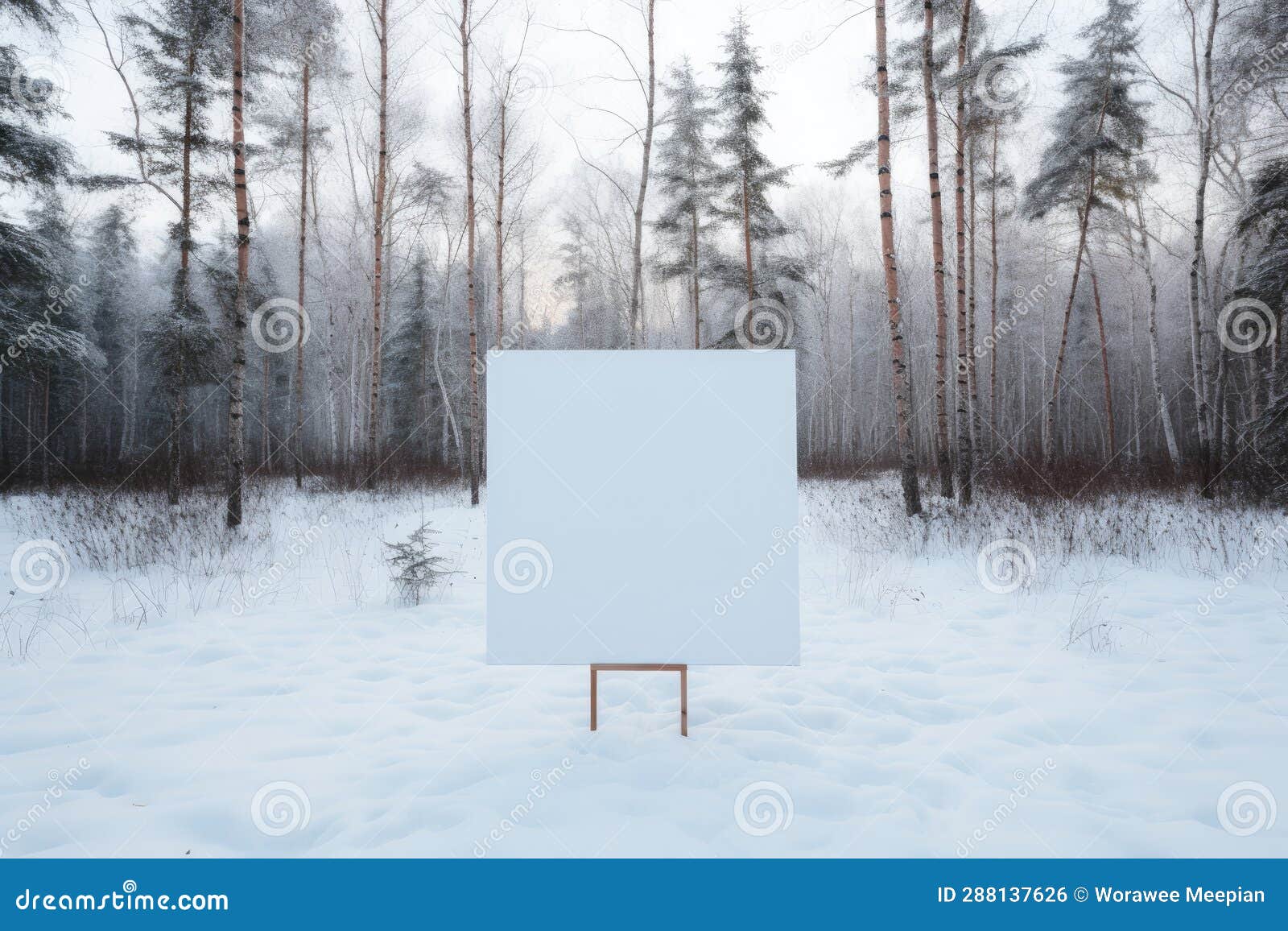Mock Up Corporate Branding Frame. Isolate Background Stock Photo ...