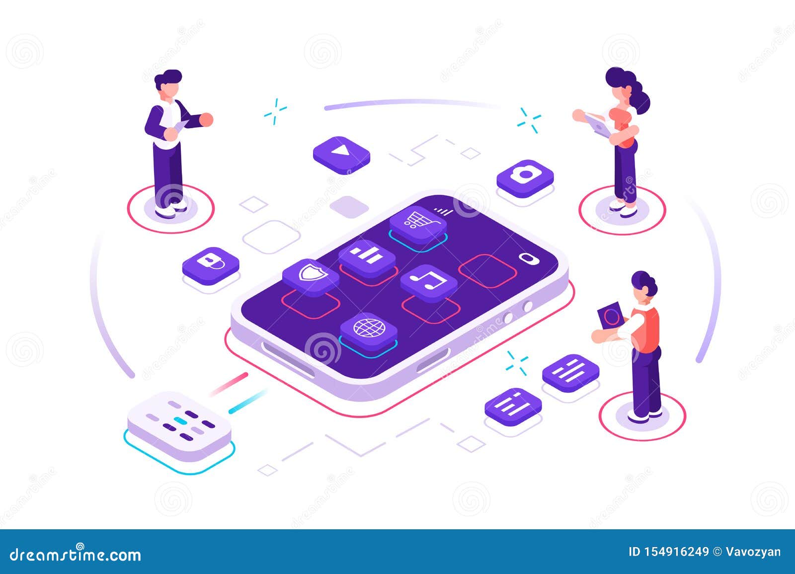 Mock-up design concept stock vector. Illustration of design - 154916249