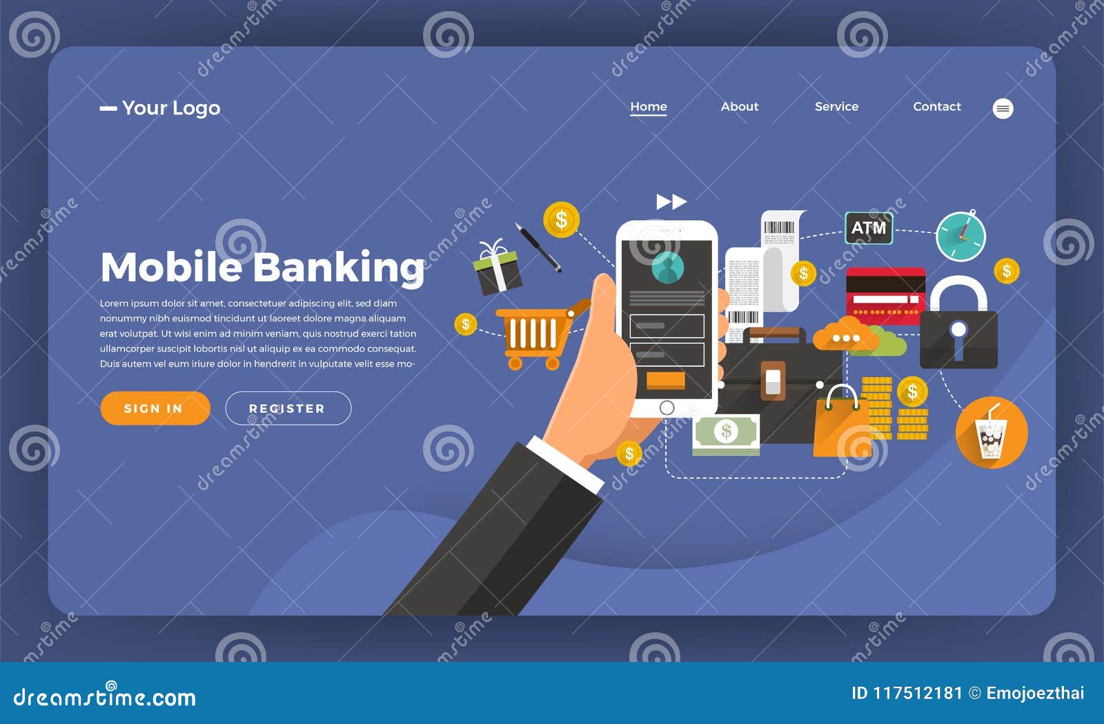 Mock-up Design Website Flat Design Concept Digital Marketing. Mo Stock ... Mock-up Design Website Flat Design Concept Digital Marketing. Mo Stock ...
