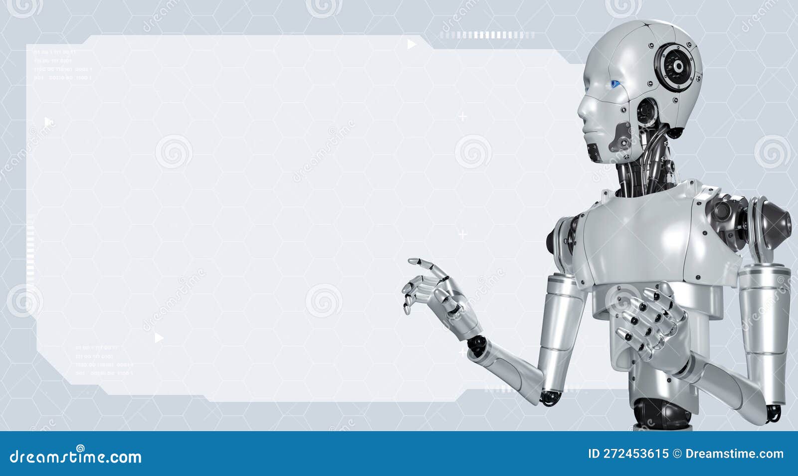 Robot Presenter Royalty-Free Stock Photography | CartoonDealer.com ...