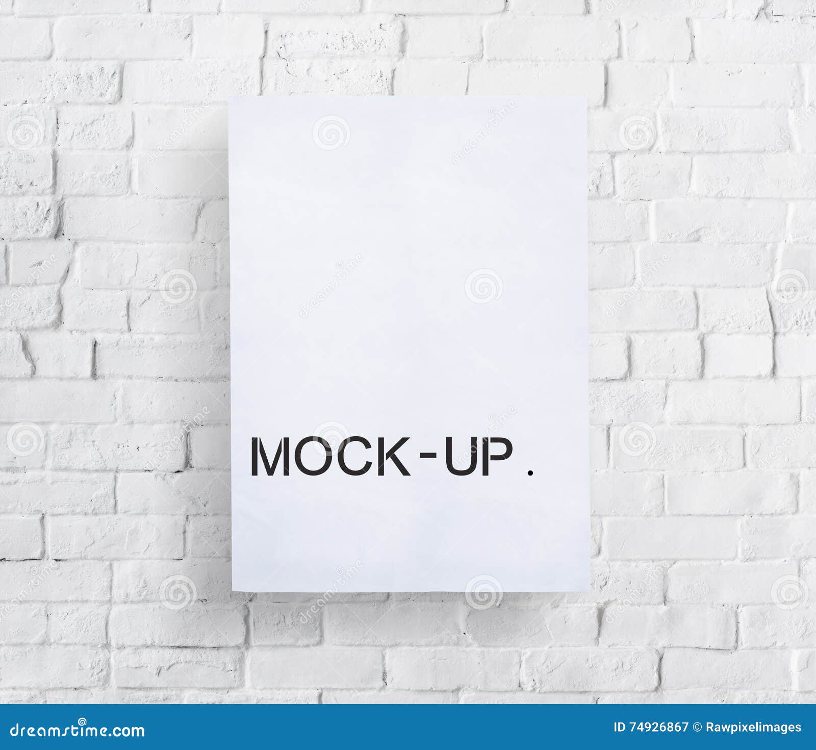 Mock Up Model Typography Object Sample Concept Stock Image - Image of ...
