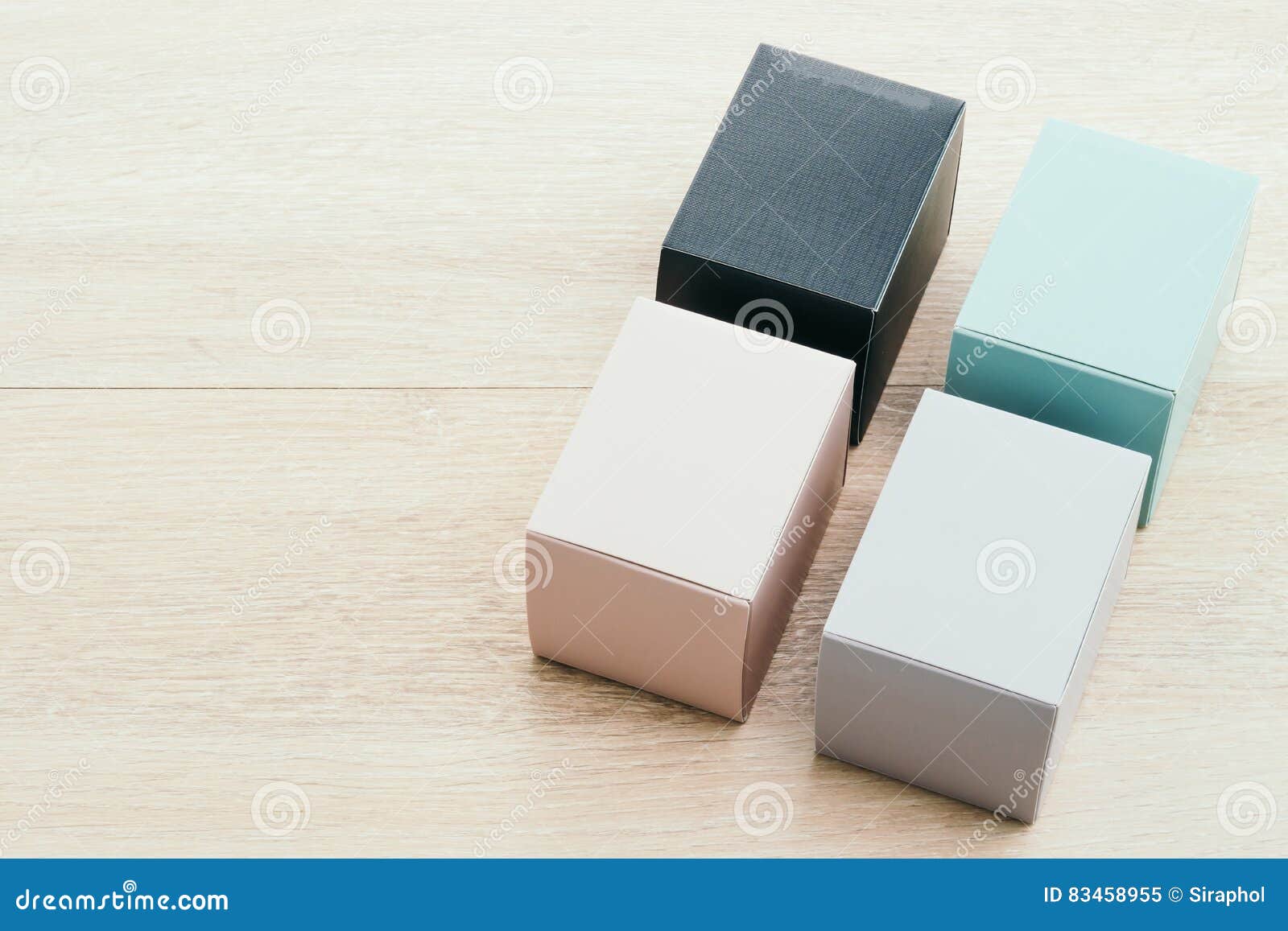 Mock up paper box stock image. Image of pack, wrapped - 83458955