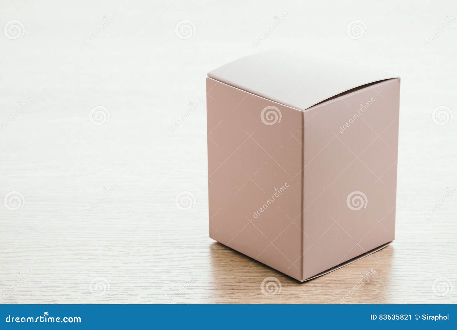 Mock up paper box stock image. Image of table, kraft - 83635821