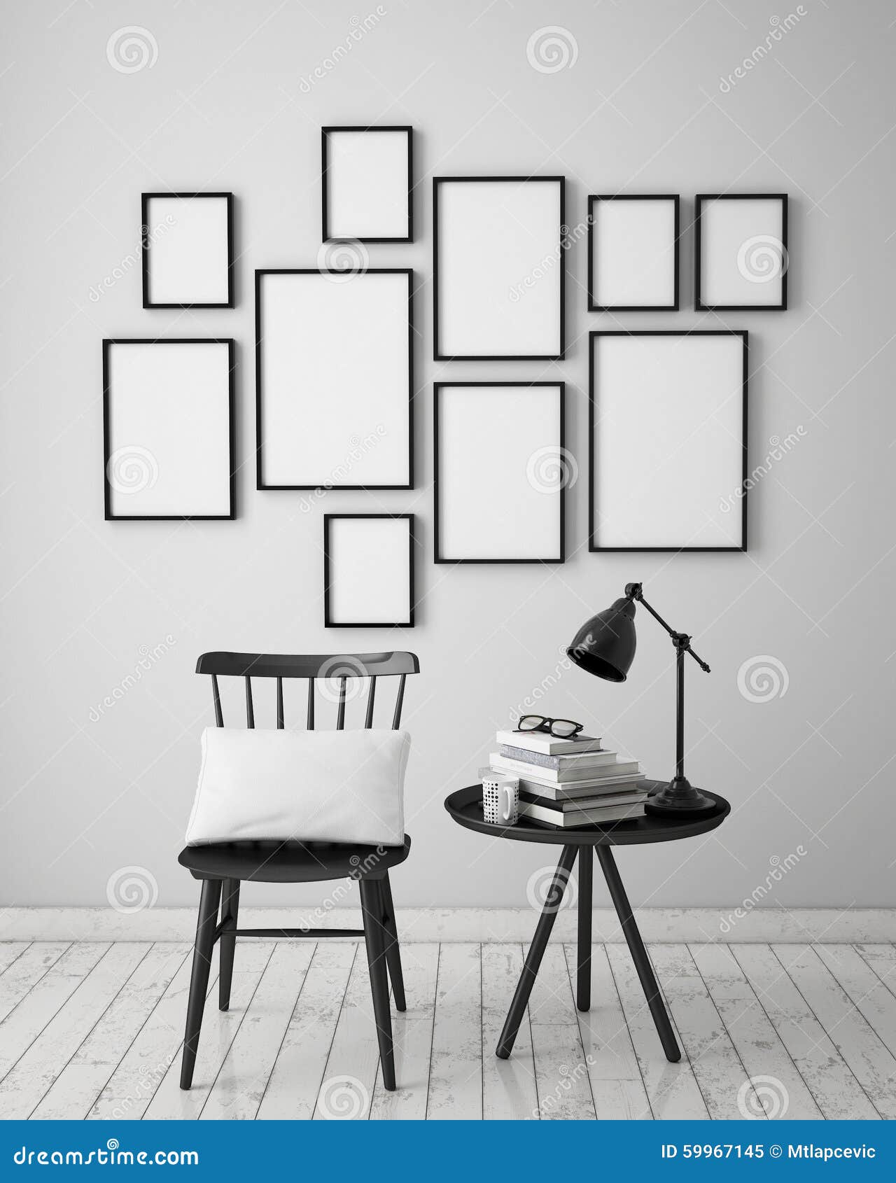 143 Blank Frames Composition Wall Stock Photos - Free & Royalty-Free ...