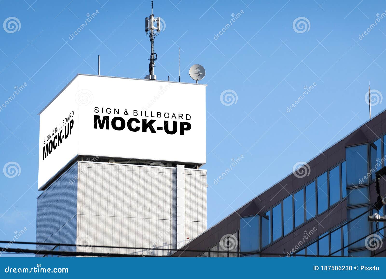 Billboard On Top Of Building