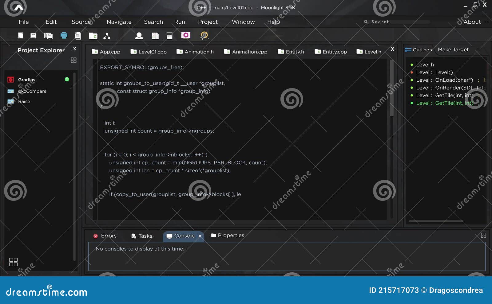Mock Up of User Software Development App Interface with Code Running on ...