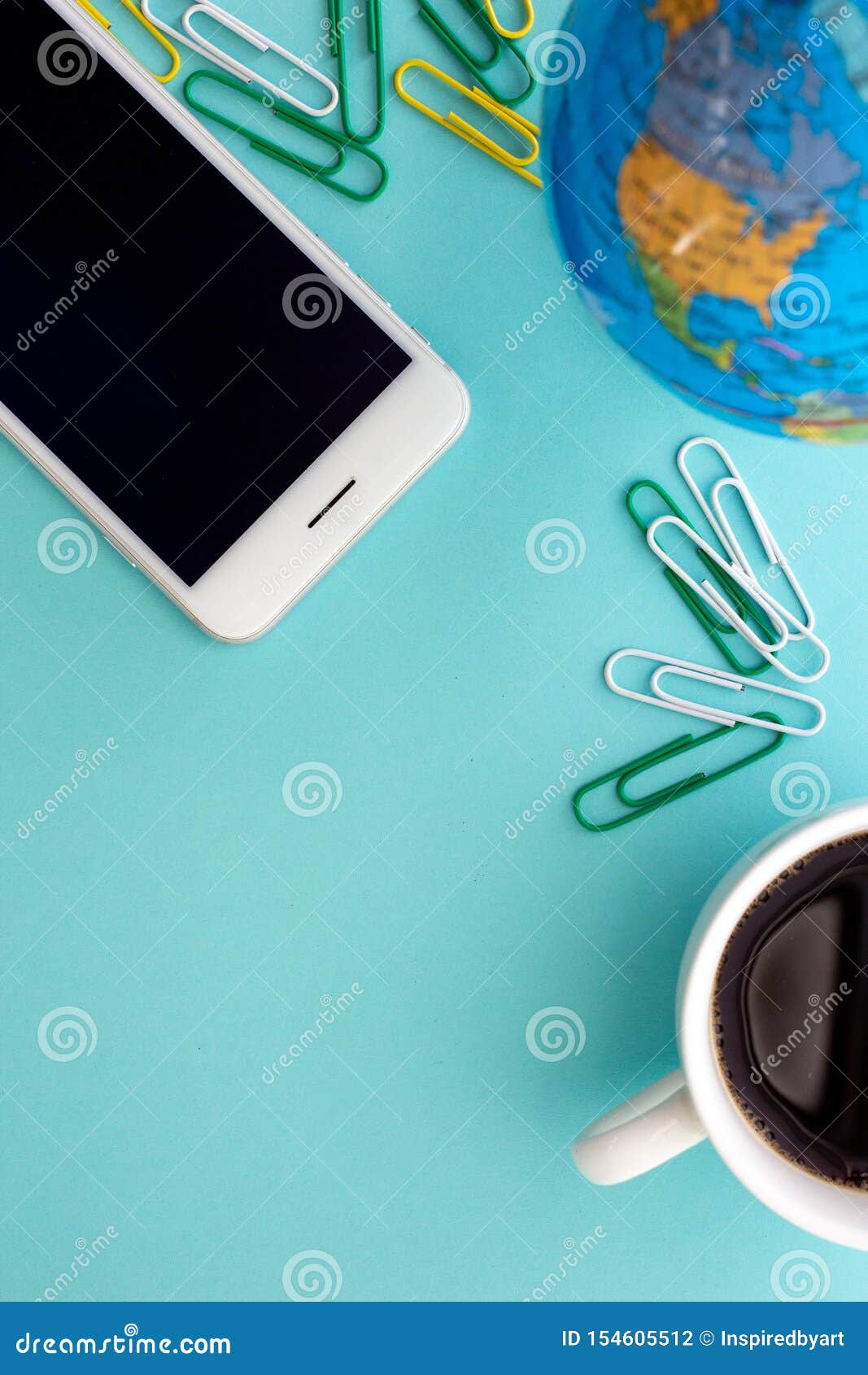 Global Telecommunication Network Around The World With Connections ...