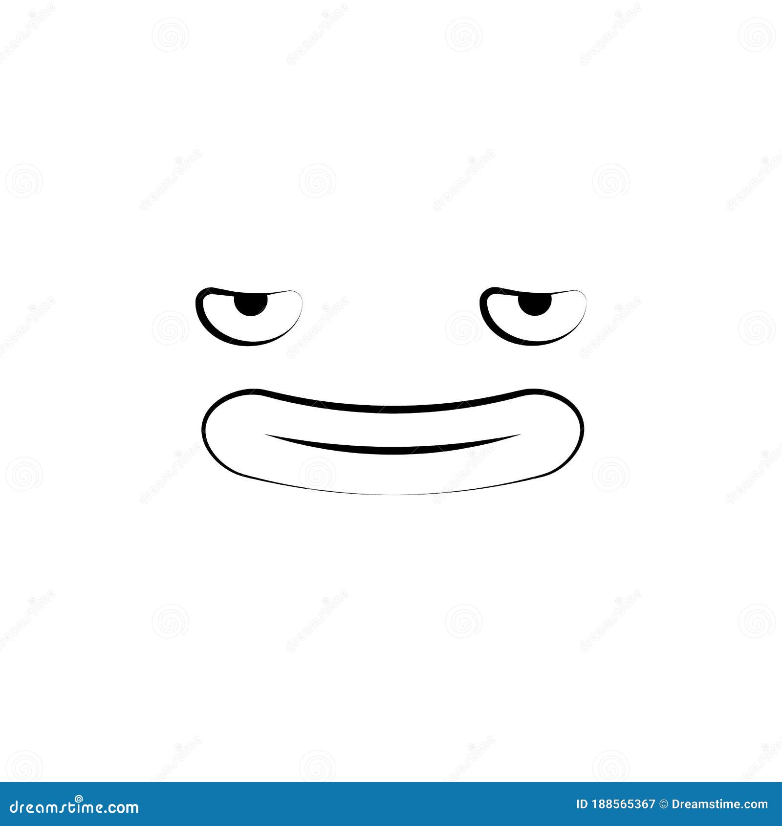 Mockery Icon. Outline Sketch Drawing Cartoon Vector | CartoonDealer.com ...