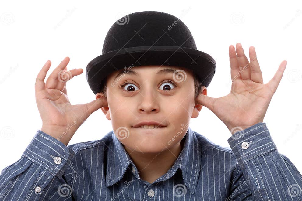 Mocking boy stock photo. Image of cute, happiness, cheerful - 23542788