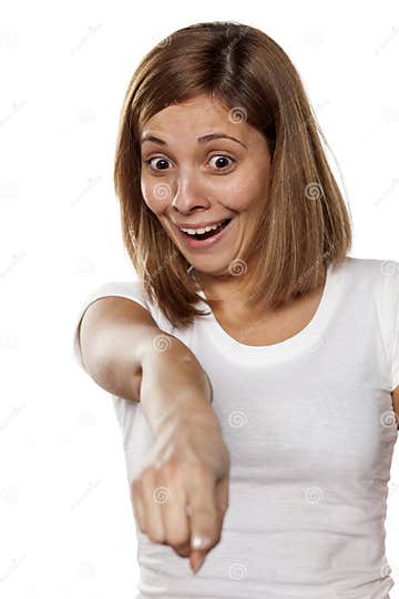 Mocking gesture stock photo. Image of beautiful, mockery - 66537312