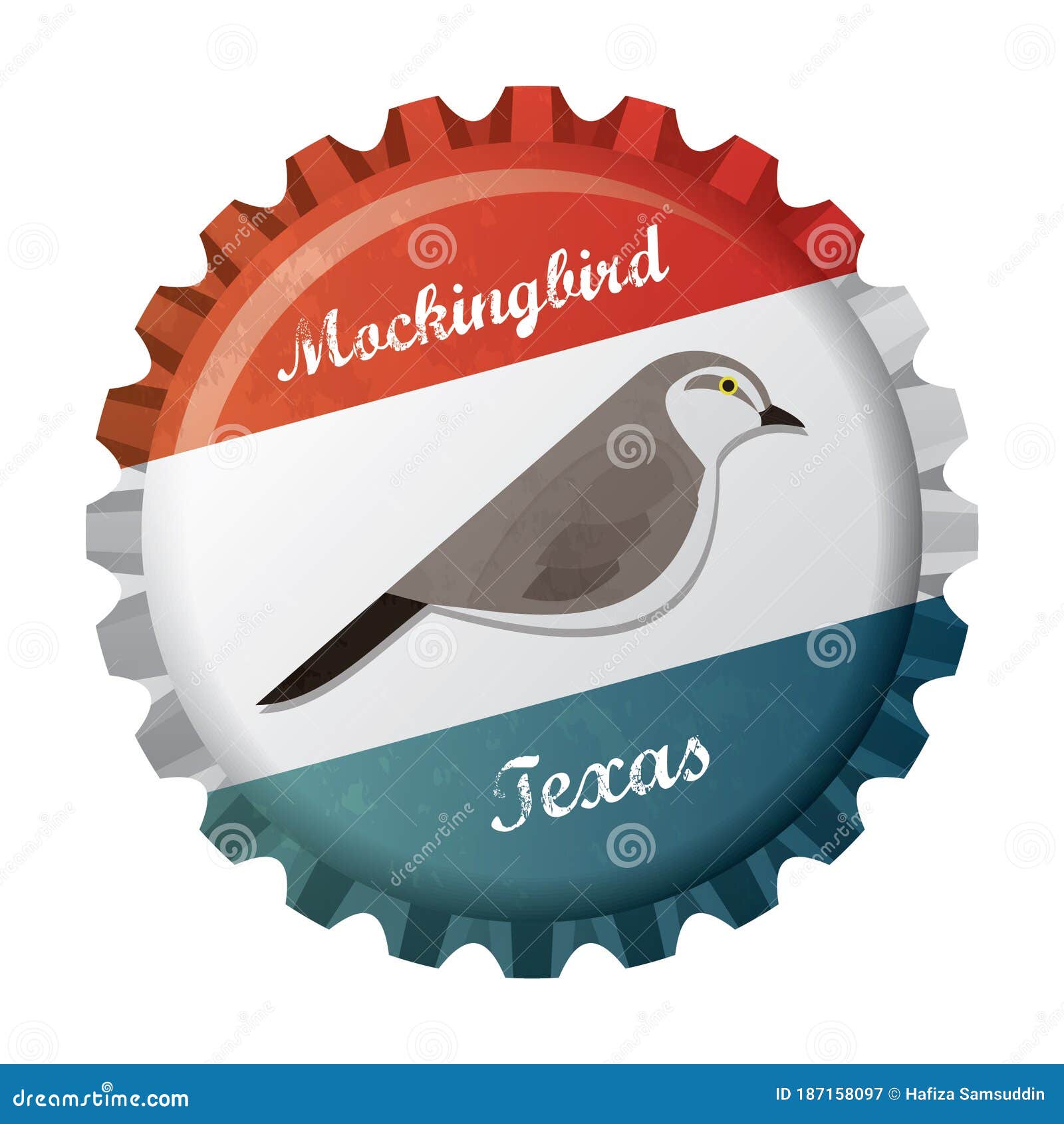 Mockingbird. Vector Illustration Decorative Design Stock Vector ...