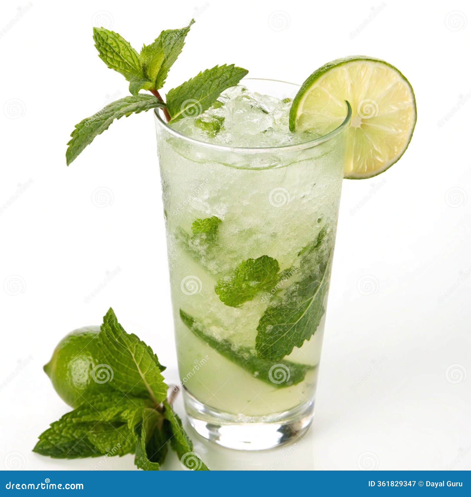 Mocktail Mojito Isolated On Transparent Background Stock Image ...