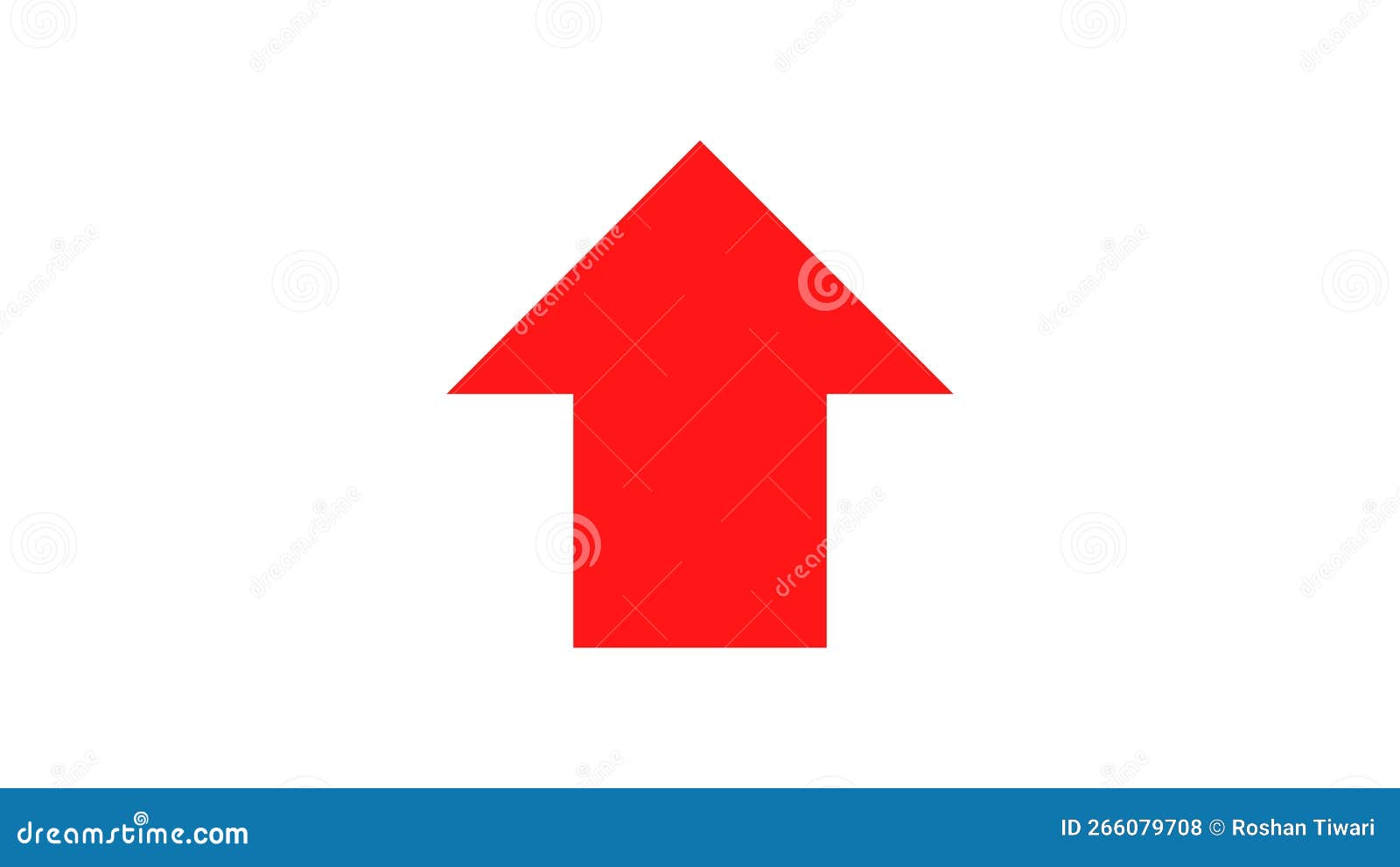 Arrow Up stock illustration. Illustration of banner - 266079708