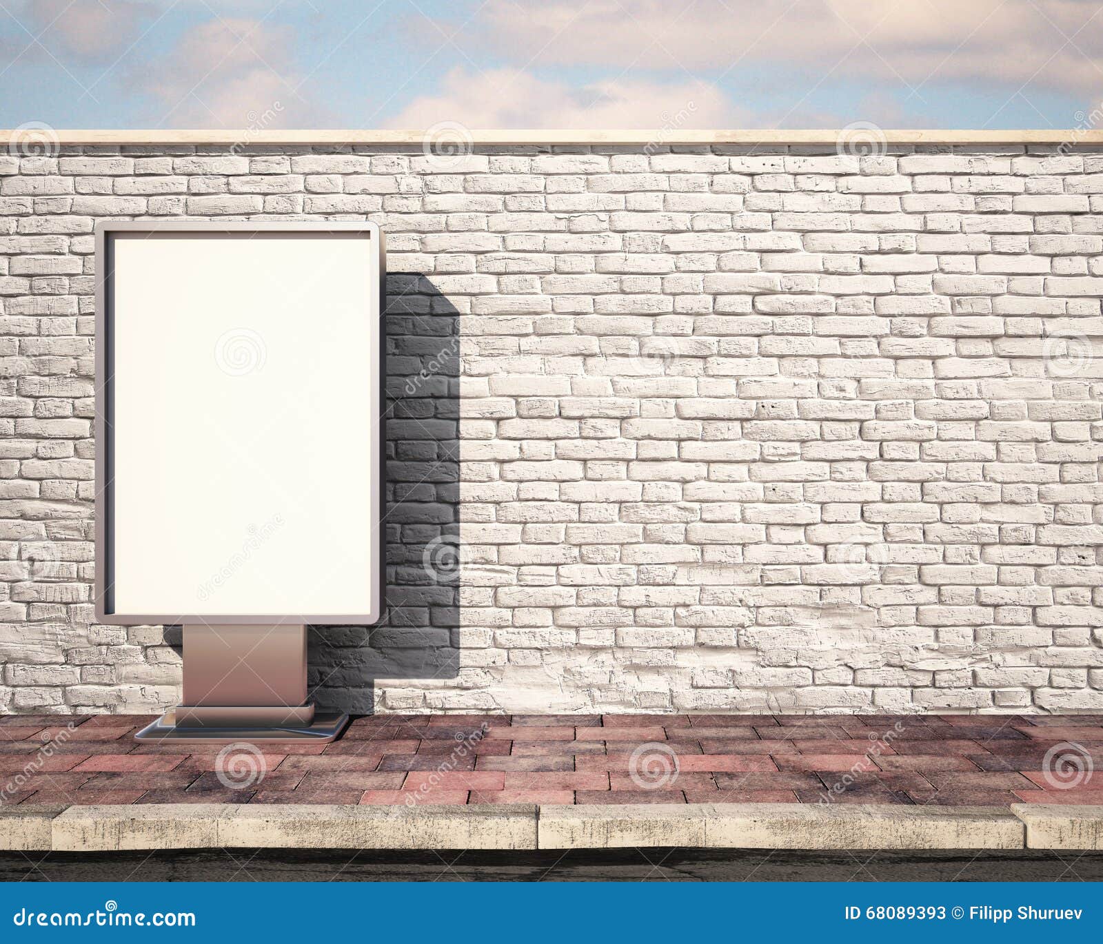 Mockup Billboard Different Perspectives Illustration Set Cartoon Vector ...