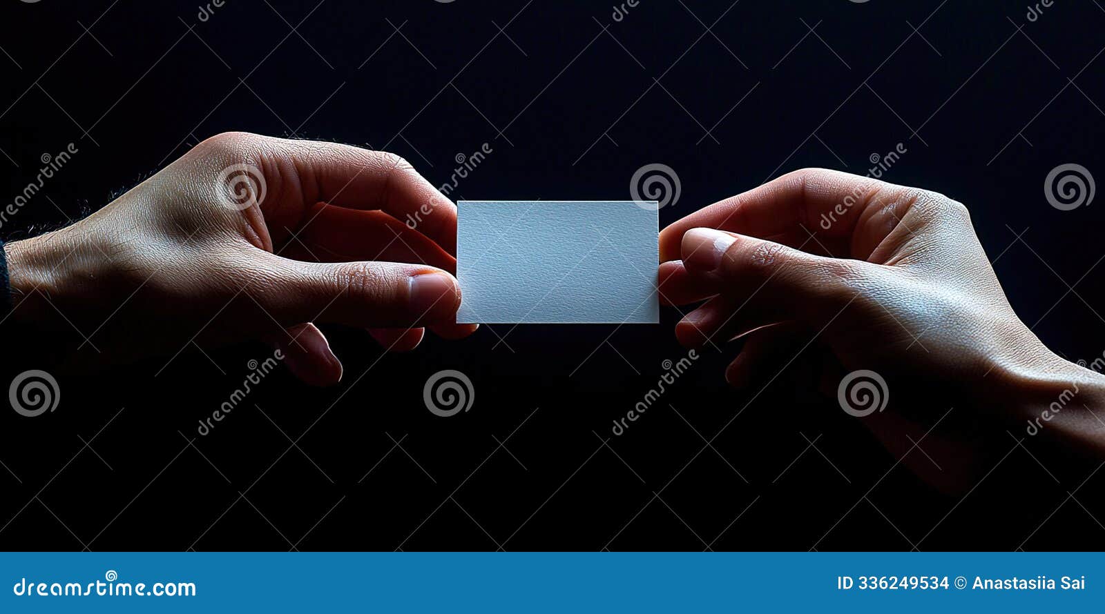 Mockup is a Blank Business Map in Your Hands Stock Photo - Image of ...
