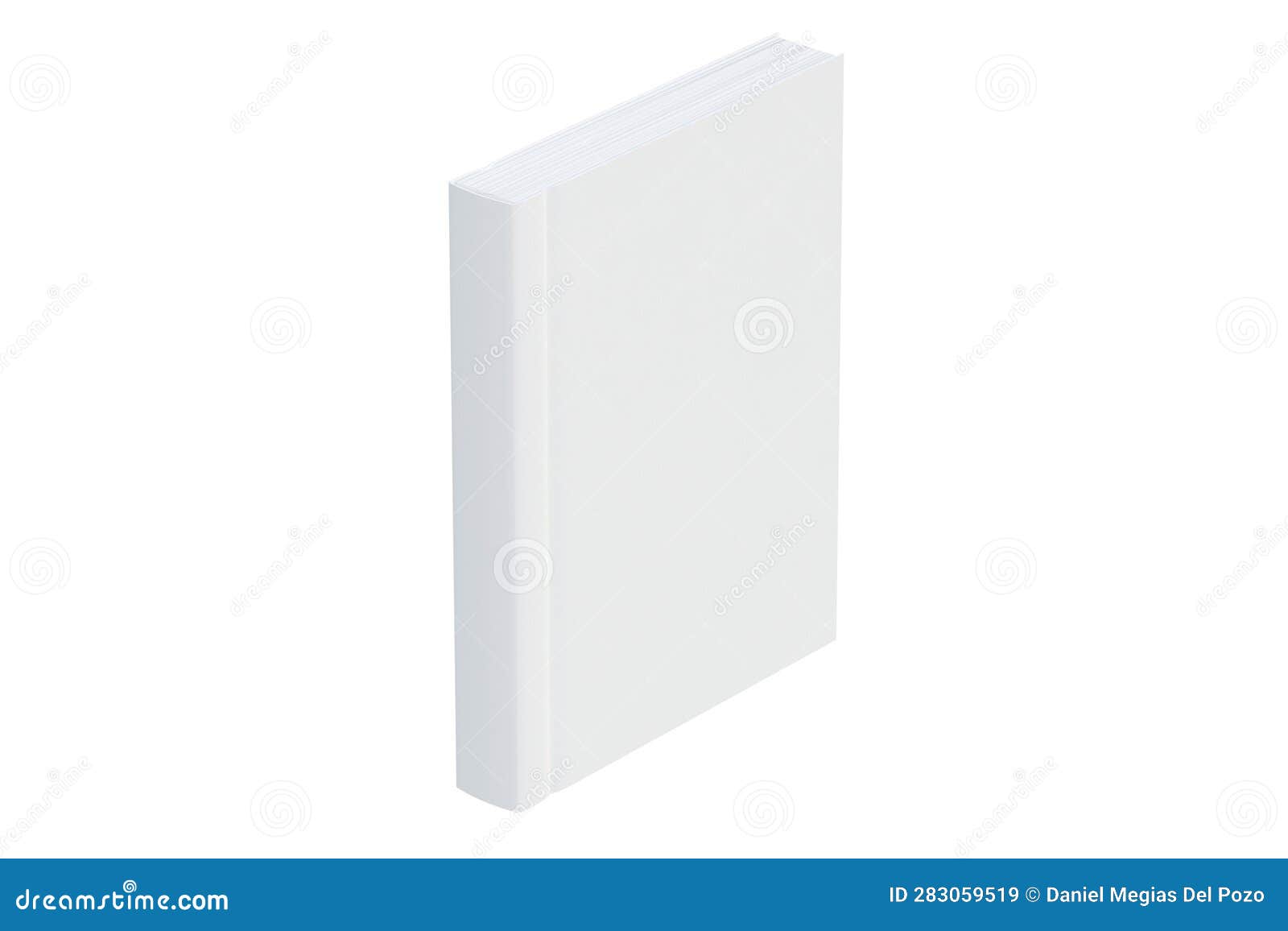 Mockup of a Blank Hardcover Book on Isolated Background Stock ...