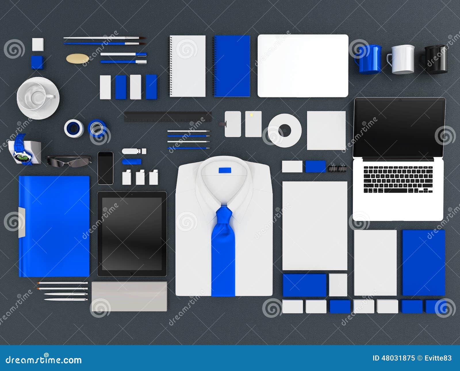 Mockup business template. stock illustration. Illustration of document ...