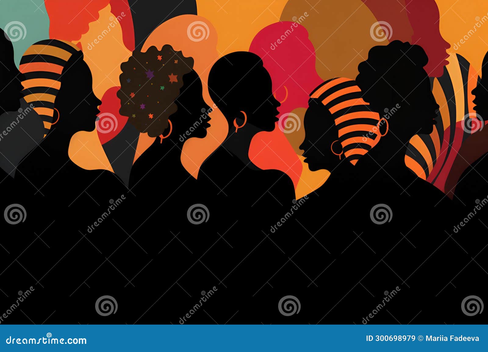 Mockup for Design with Empty Space for Black History Month Holiday ...