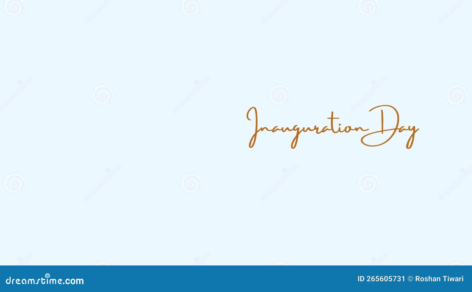 Happy Inauguration Day Wish Image Stock Illustration - Illustration of ...