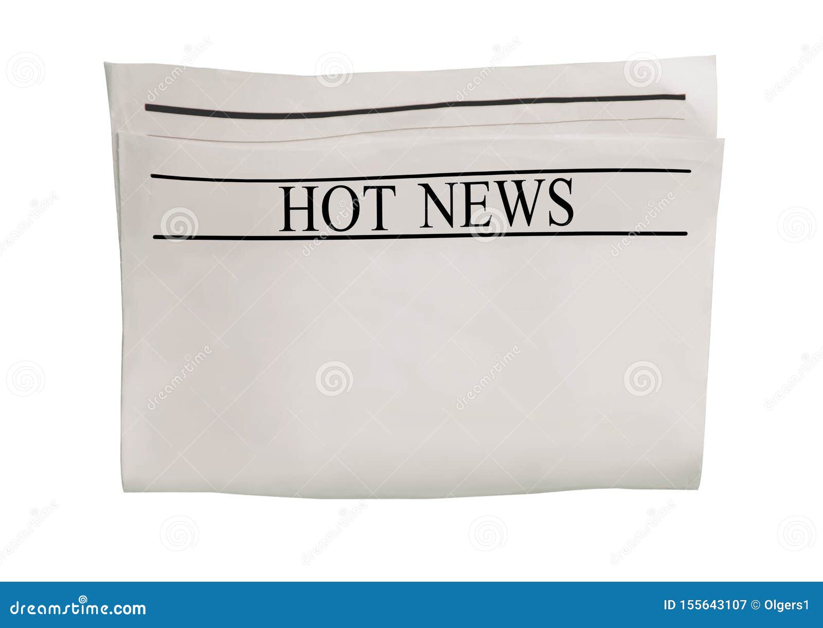 Mockup of Hot News Newspaper Blank with Empty Space for News Text ... Mockup of Hot News Newspaper Blank with Empty Space for News Text ...