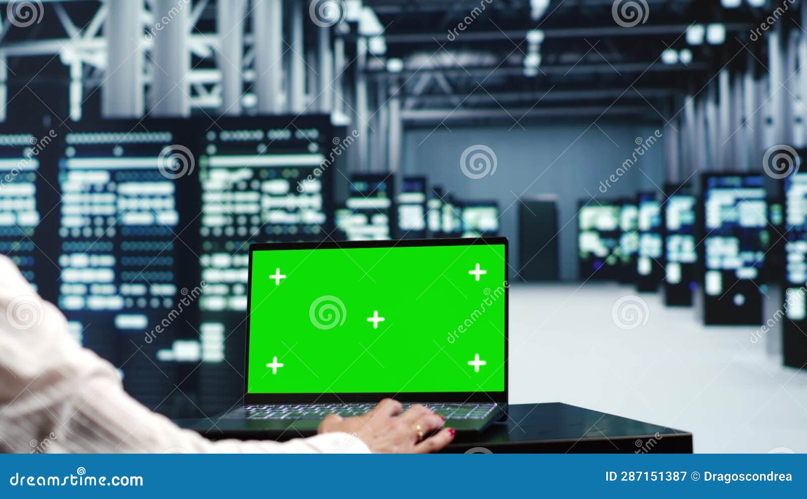 Mockup Laptop Server Racks Fixing Stock Video - Video of systems ...