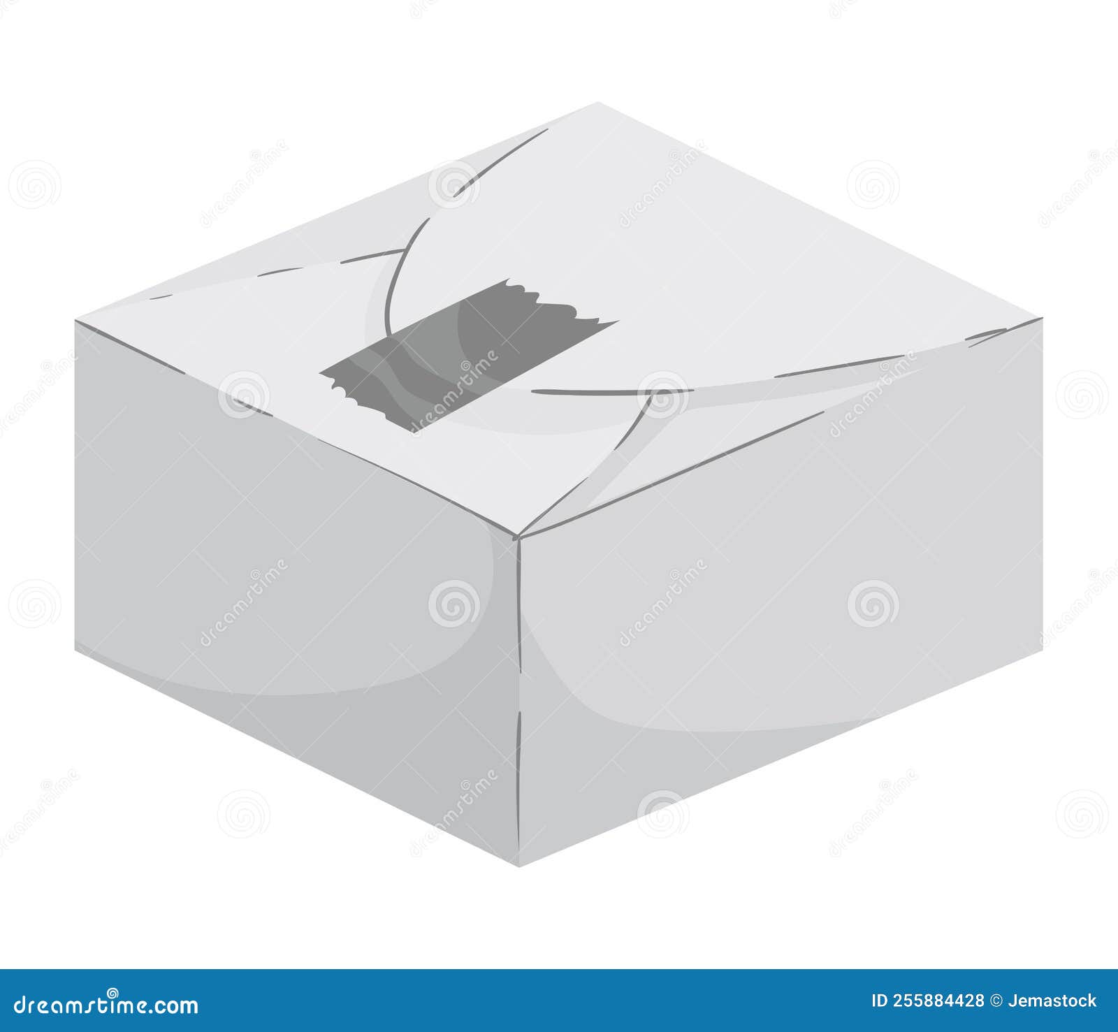 Mockup package icon stock vector. Illustration of vector - 255884428