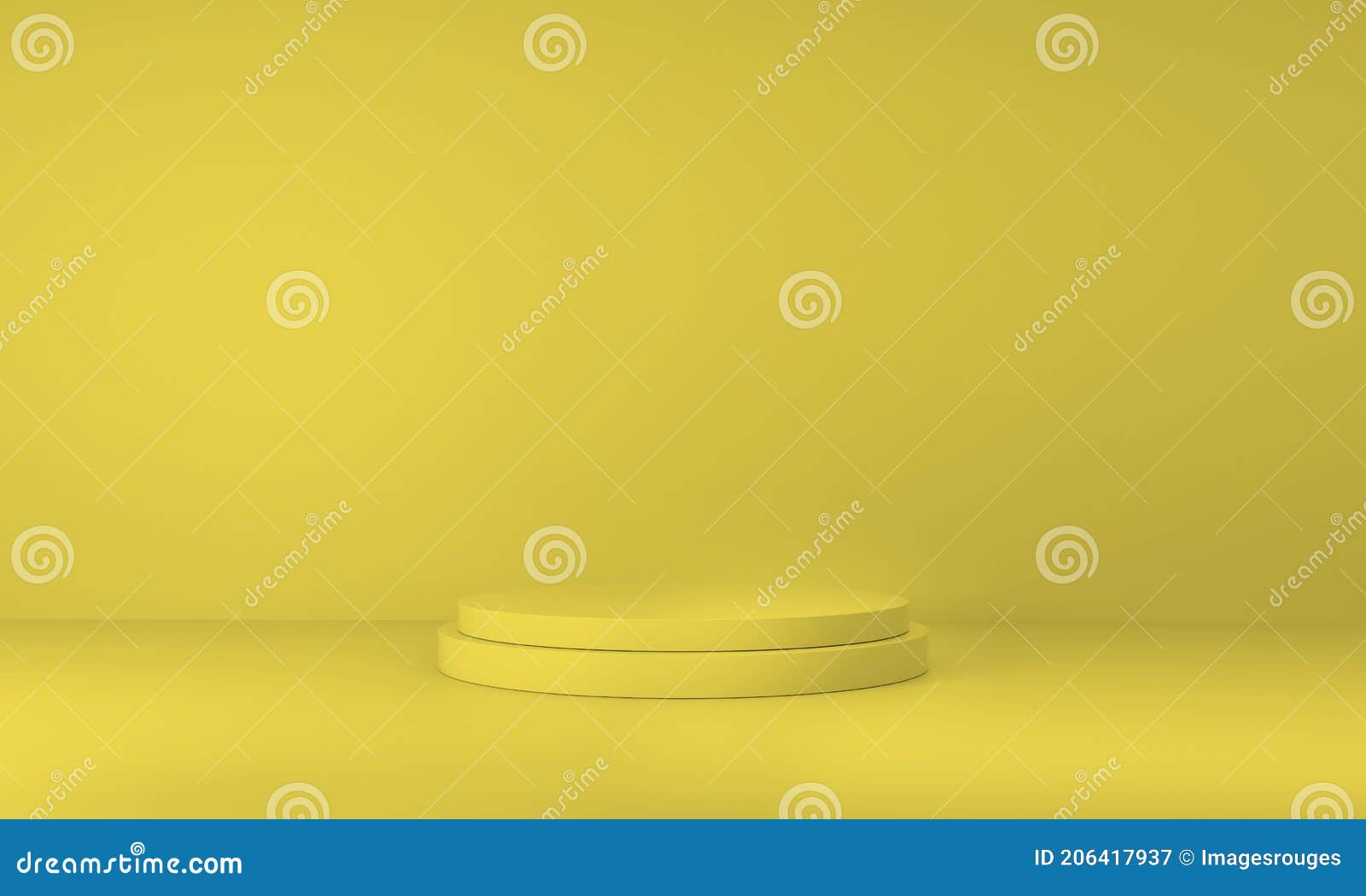 Mockup Podium Yellow Lucky Background Stock Illustration - Illustration ...