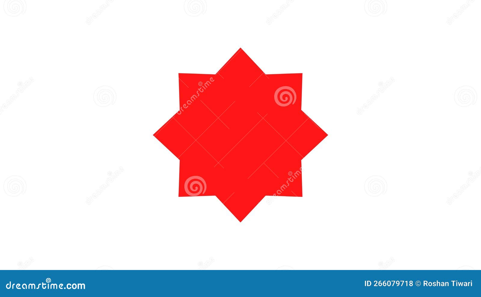 8 Pointed Star stock illustration. Illustration of display - 266079718