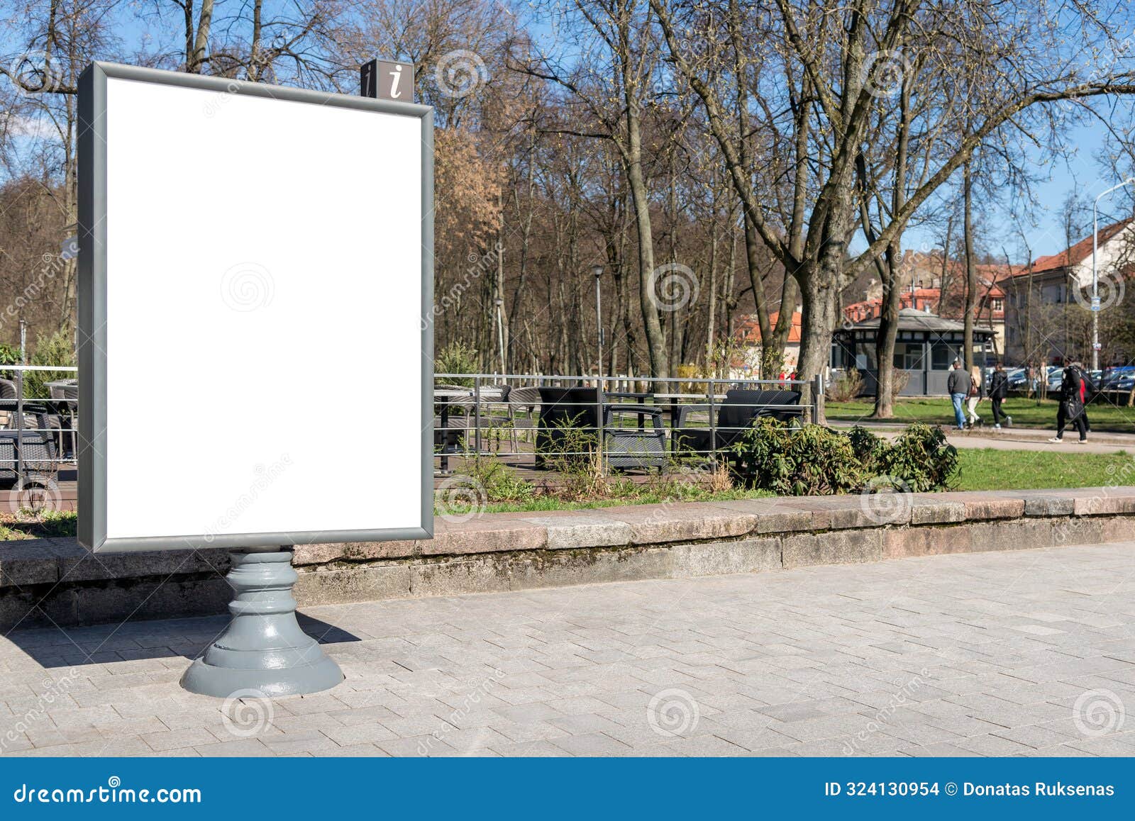 Mockup of Retro Wooden Info Display Stock Photo - Image of display ...