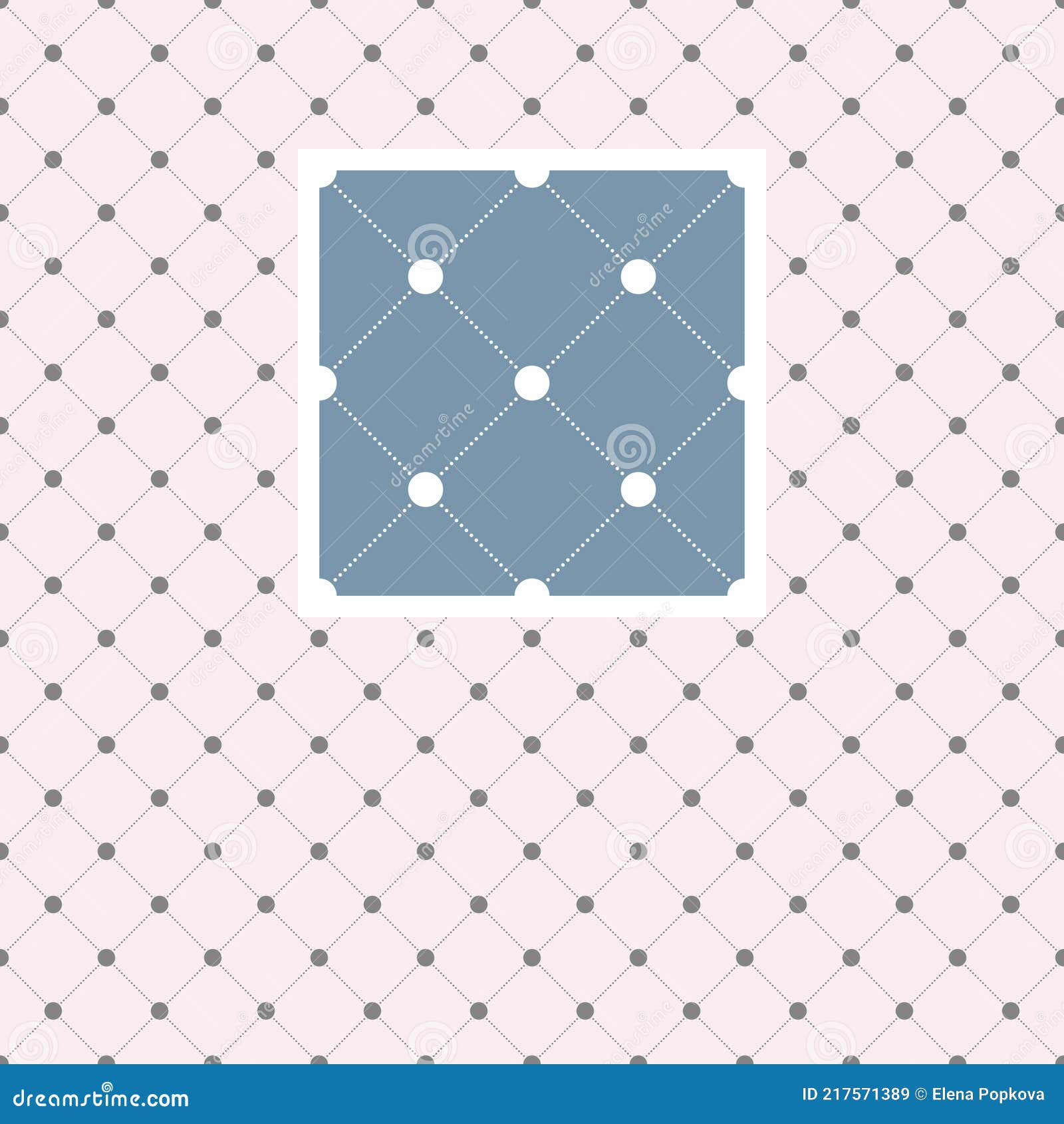 Mockup Seamless Pattern in the Style of Capitonne or Capitone Stock ...