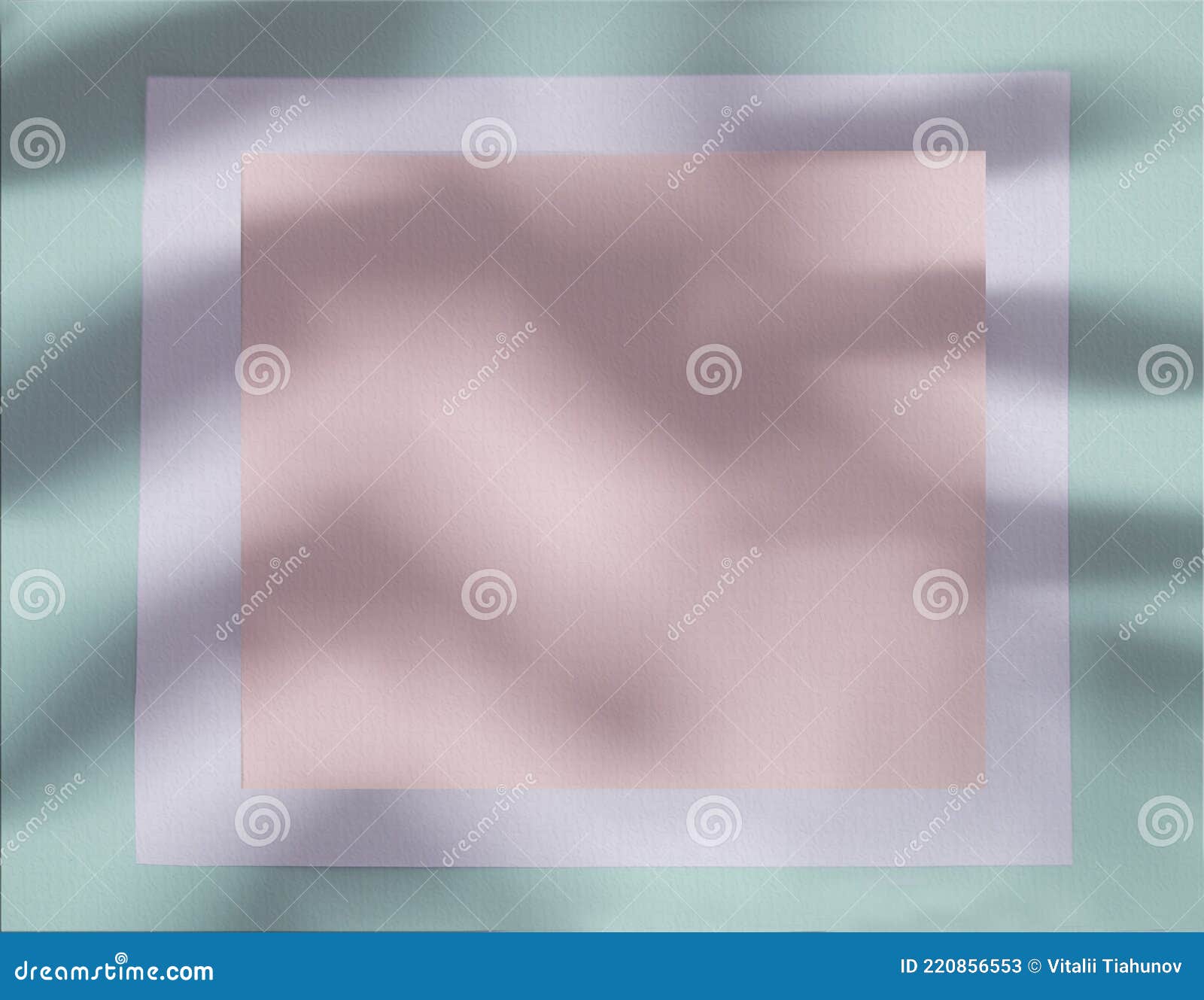 Mockup with the Shadow of a Twig, Pastel Gamma Stock Image - Image of ...
