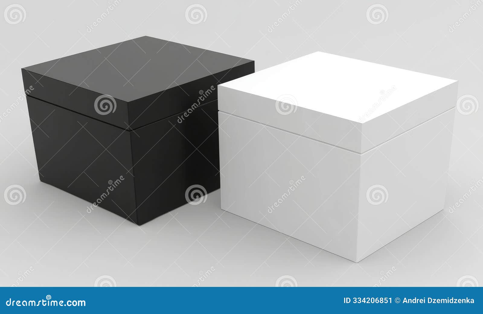 A Mockup of the Side View of a Black and White Transparent Cheese Box ...