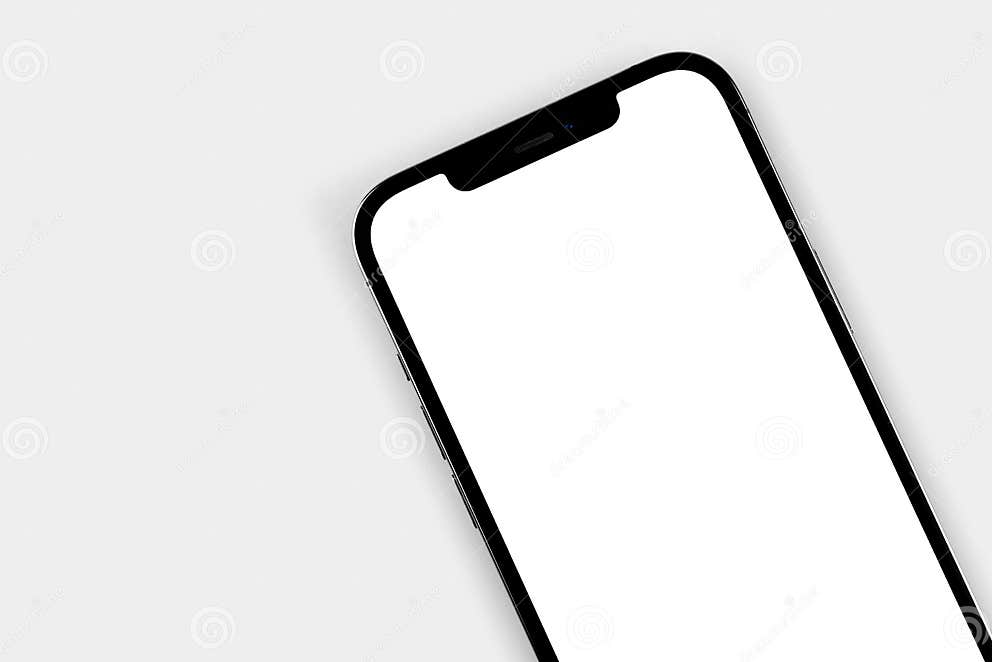 Mockup Smartphone IPhone with Blank White Empty Screen Editorial Image ... Mockup Smartphone IPhone with Blank White Empty Screen Editorial Image ...