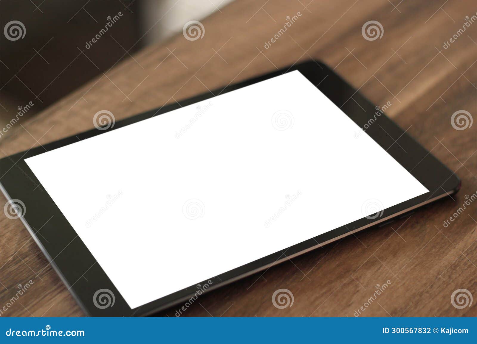 Mockup of a Tablet with a Blank Screen Stock Photo - Image of ...