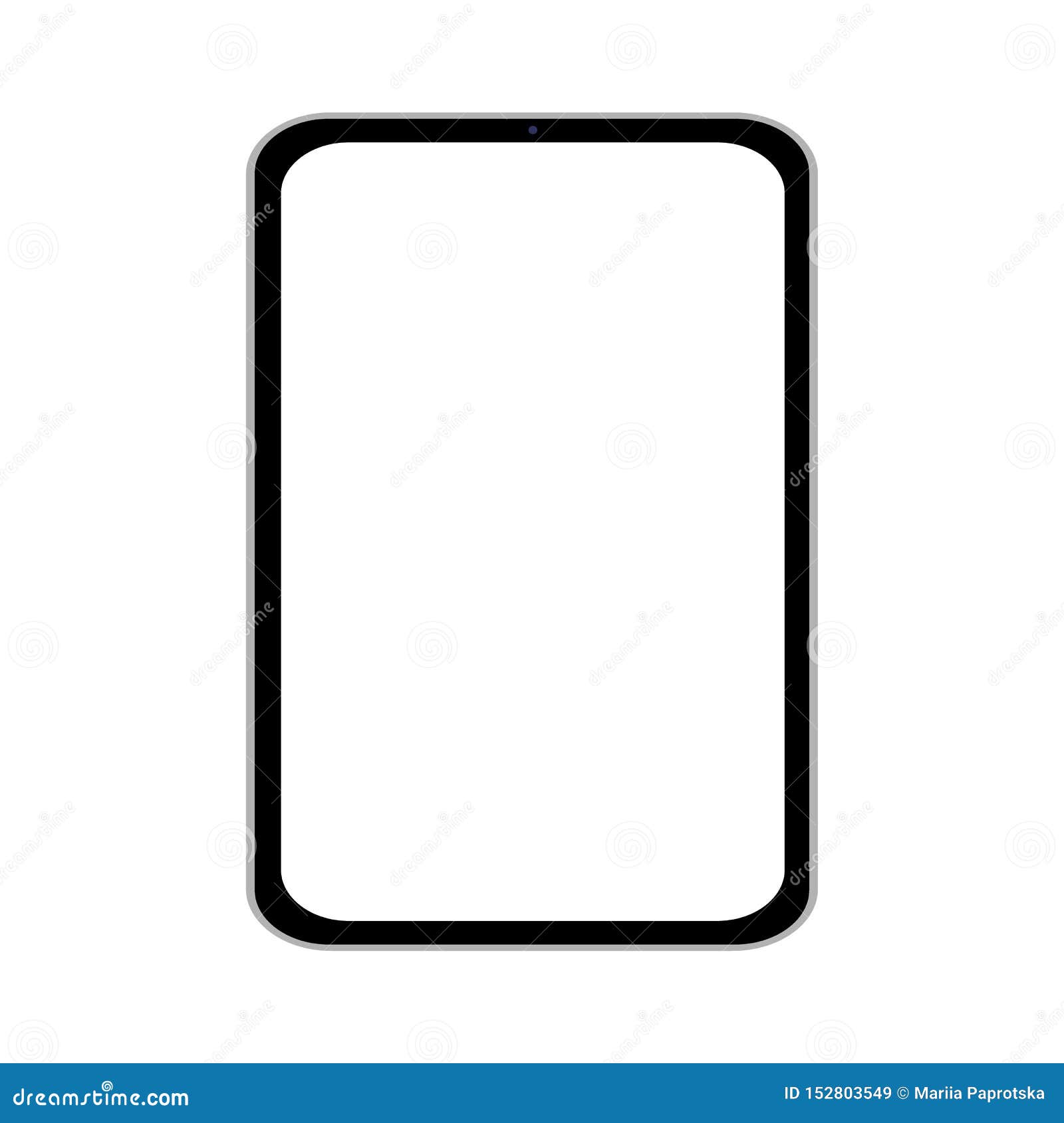 Mockup Tablet in Trendy Thin Frame Modern Design.Empty Space, a ...