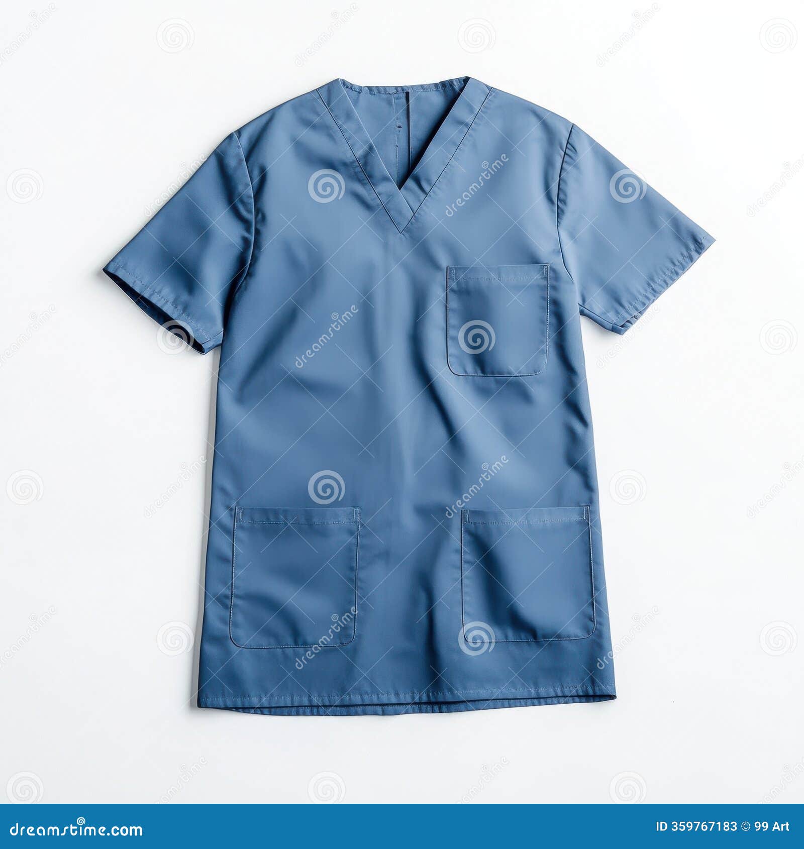 Mockup of a Teacher Uniform Featuring a Functional Pocket Design Stock ...
