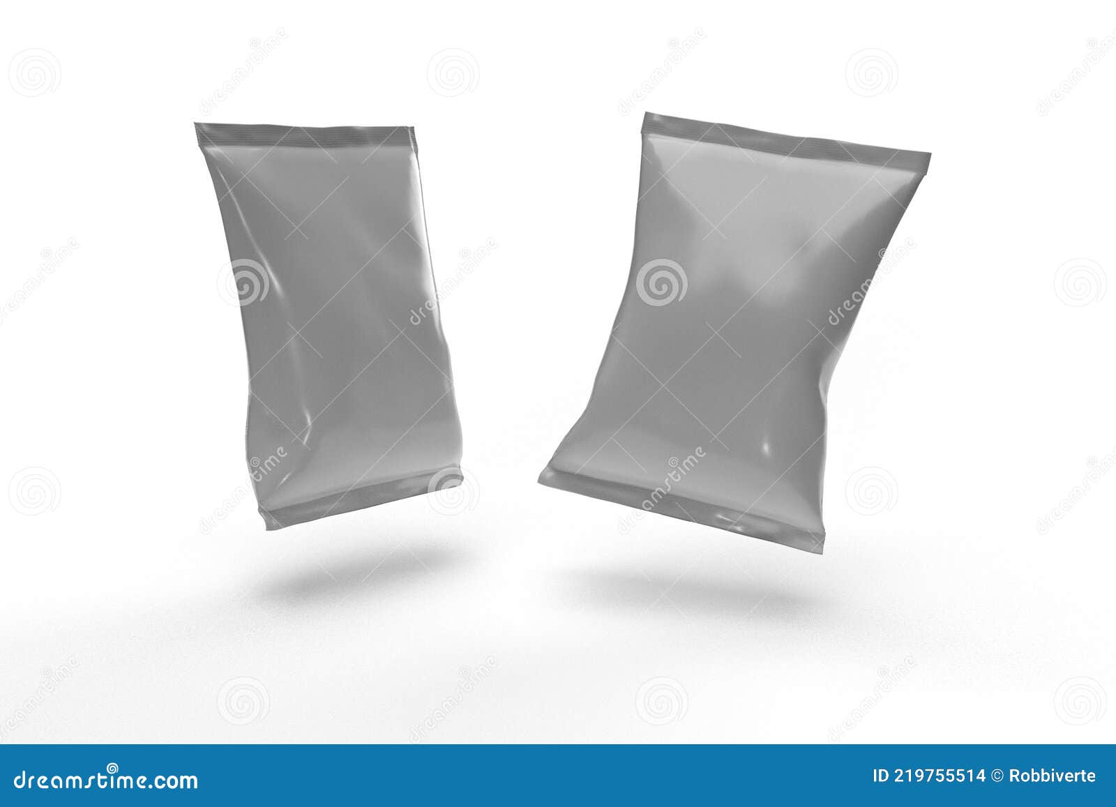 Mockup of Two Pack a Snack Packaging Stock Illustration - Illustration ...