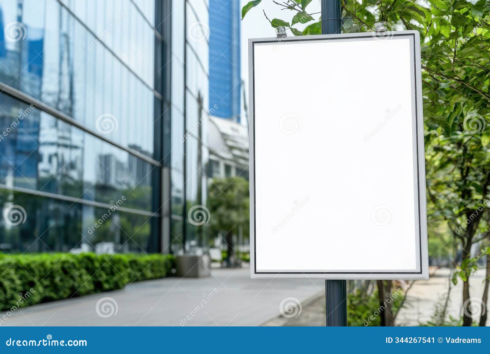 Blank Rectangular Signboard On The Wall Royalty-Free Stock Photography ...