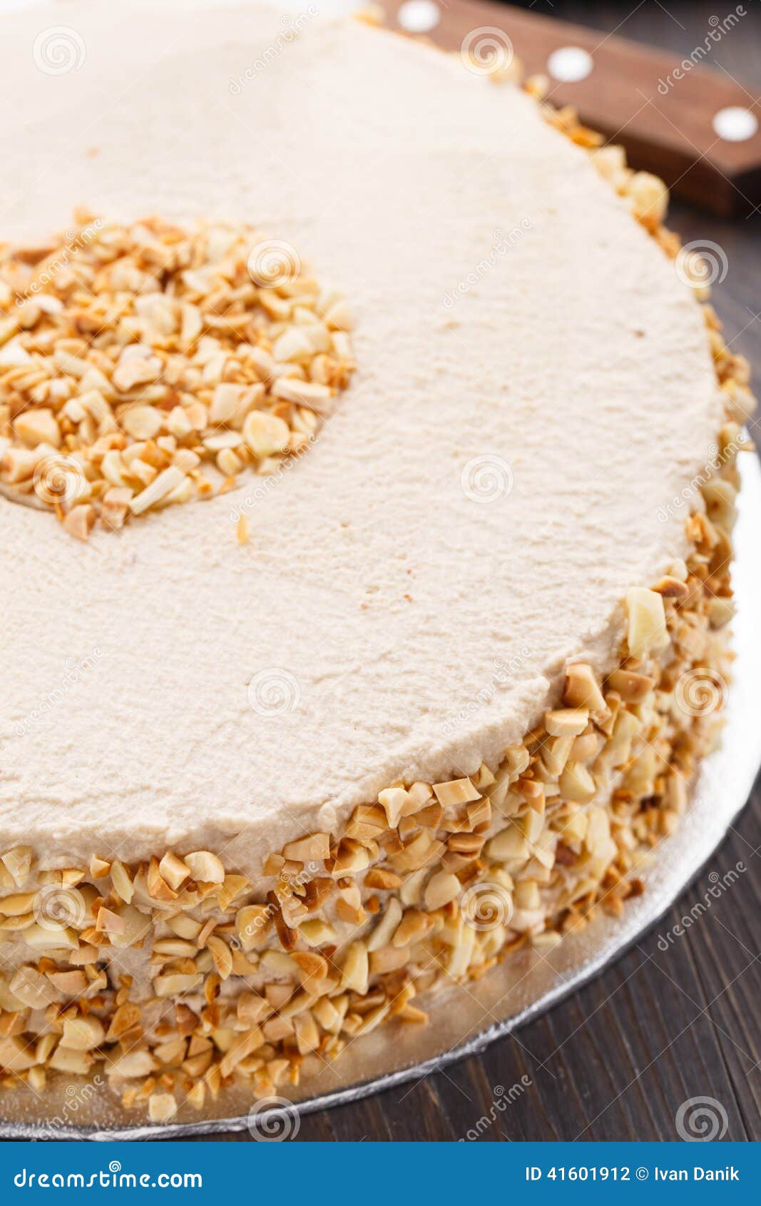 Moco cake with almond stock photo. Image of luxury, decorating - 41601912