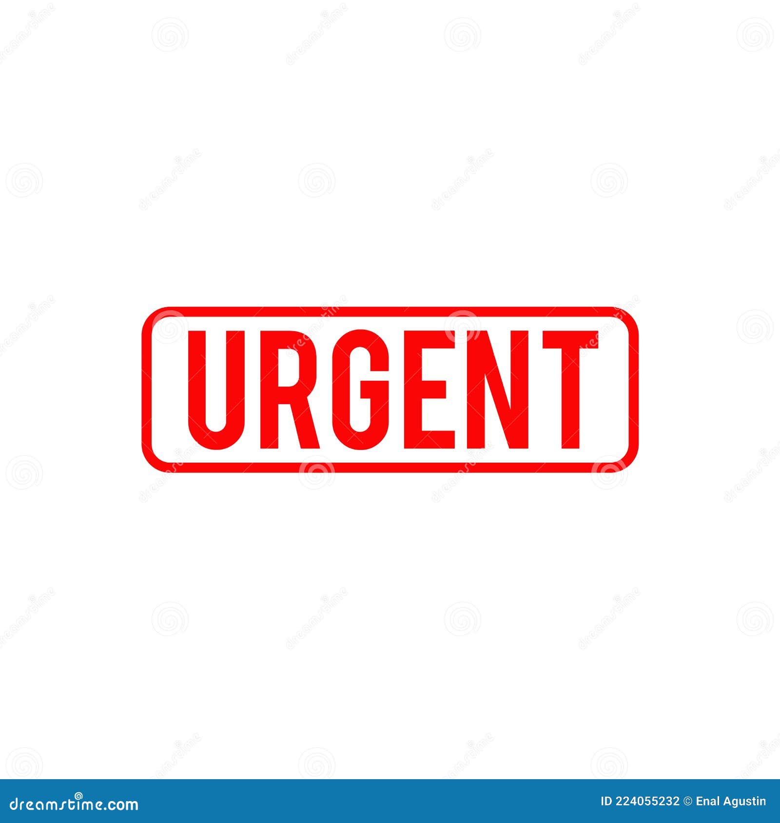 Modèle De Conception D'icône De Signe Urgent Illustration de Vecteur ...