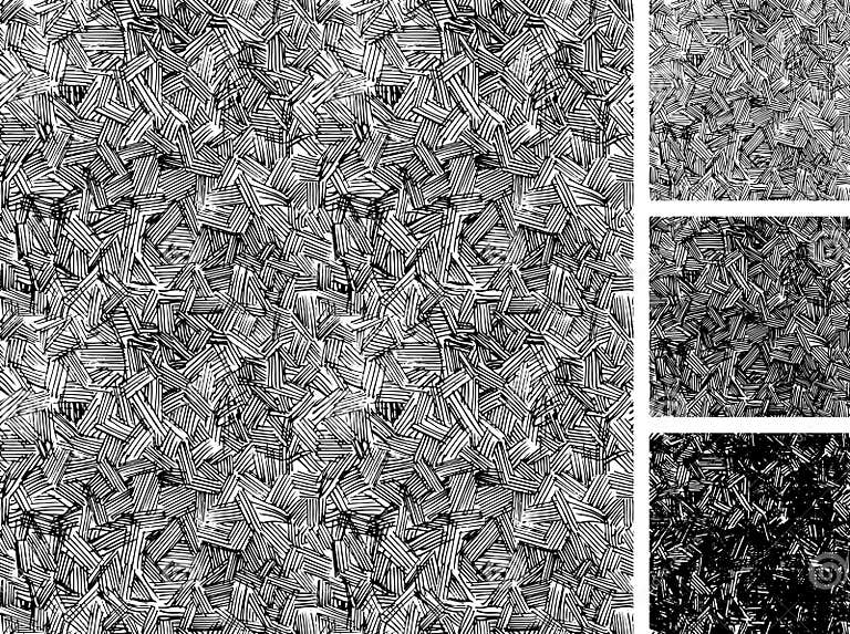 Modèle Simple De Texture Grunge De Hachure Approximative Illustration ...