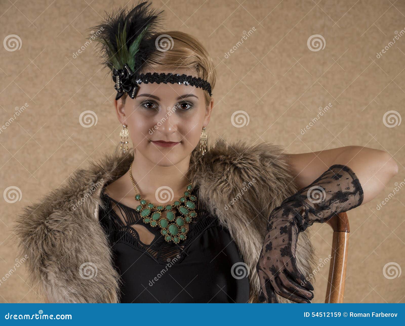 Moda De Chicago De Los Años 30 Imagen de archivo - Imagen de encanto ...